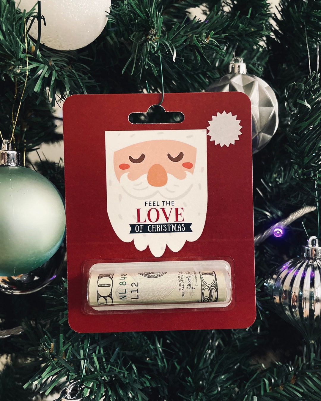 Christmas Money Card Money Holder Card Stocking Stuffer Christmas Gift ...
