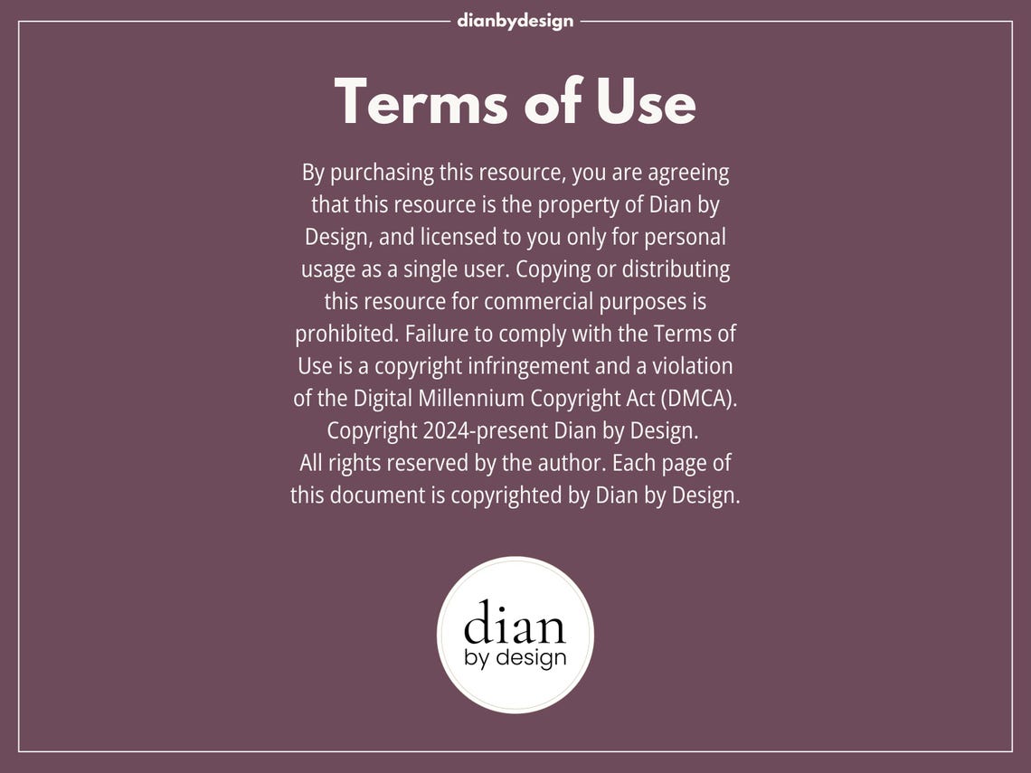 Digital Study Notes Template Editable | Ready-to-use Digital Google ...
