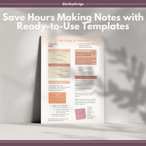 Digital Study Notes Template Editable | Ready-to-use Digital Google ...