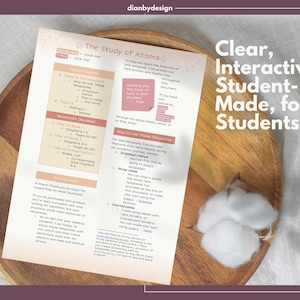 Digital Study Notes Template Editable | Ready-to-use Digital Google ...