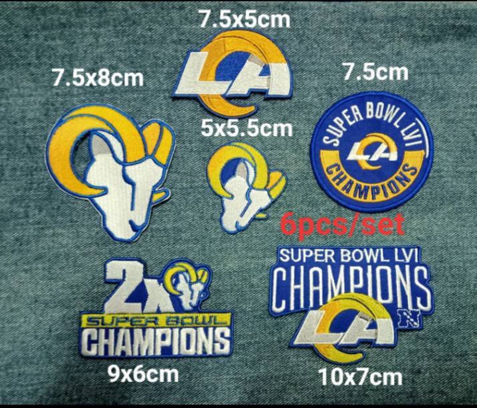 Patches Logo Iron on Sewing on Clothes - Etsy