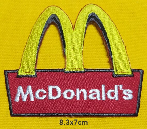McDonald's patches logo iron on sewing on clothes | Etsy