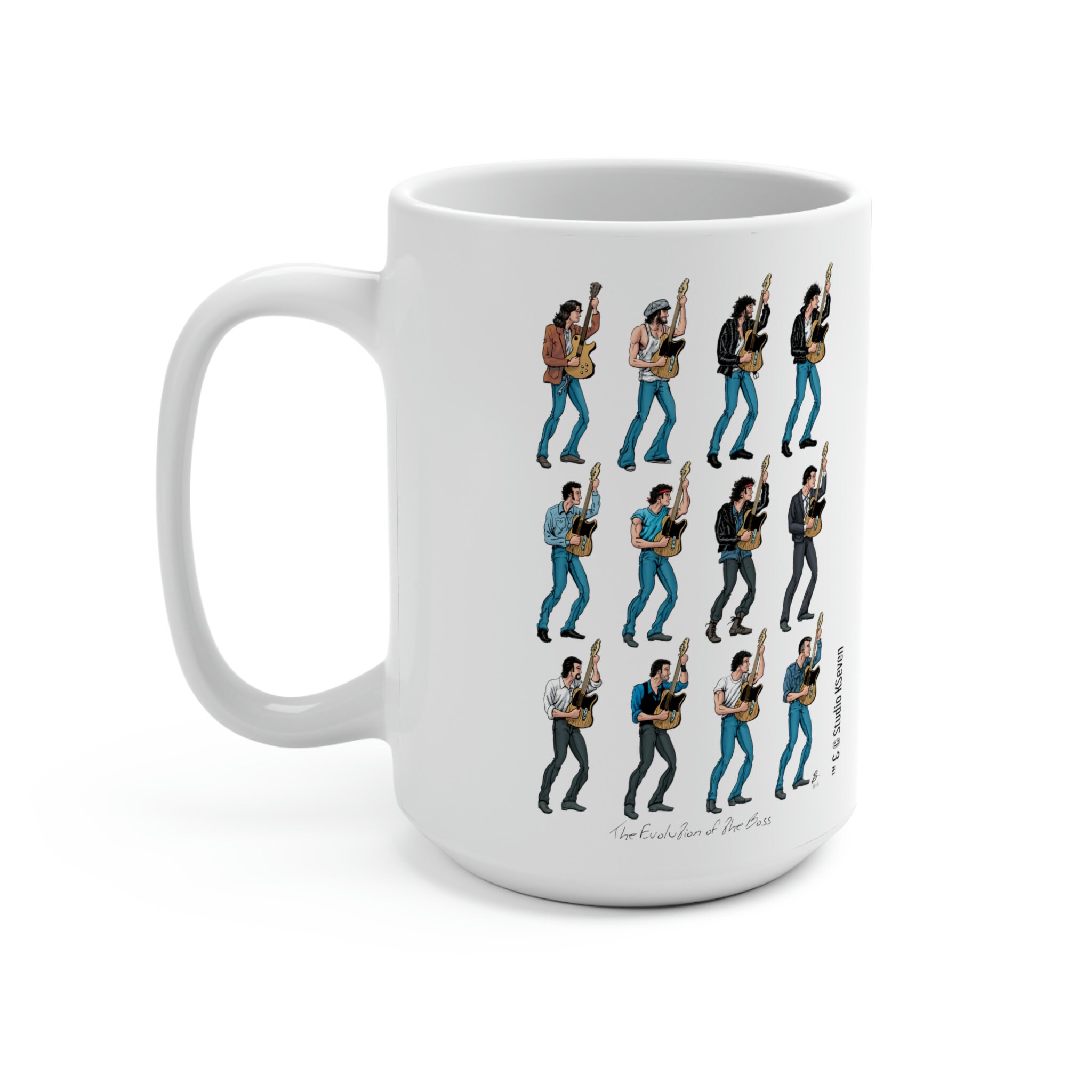 Evolution of Springsteen Mug 15oz - Etsy