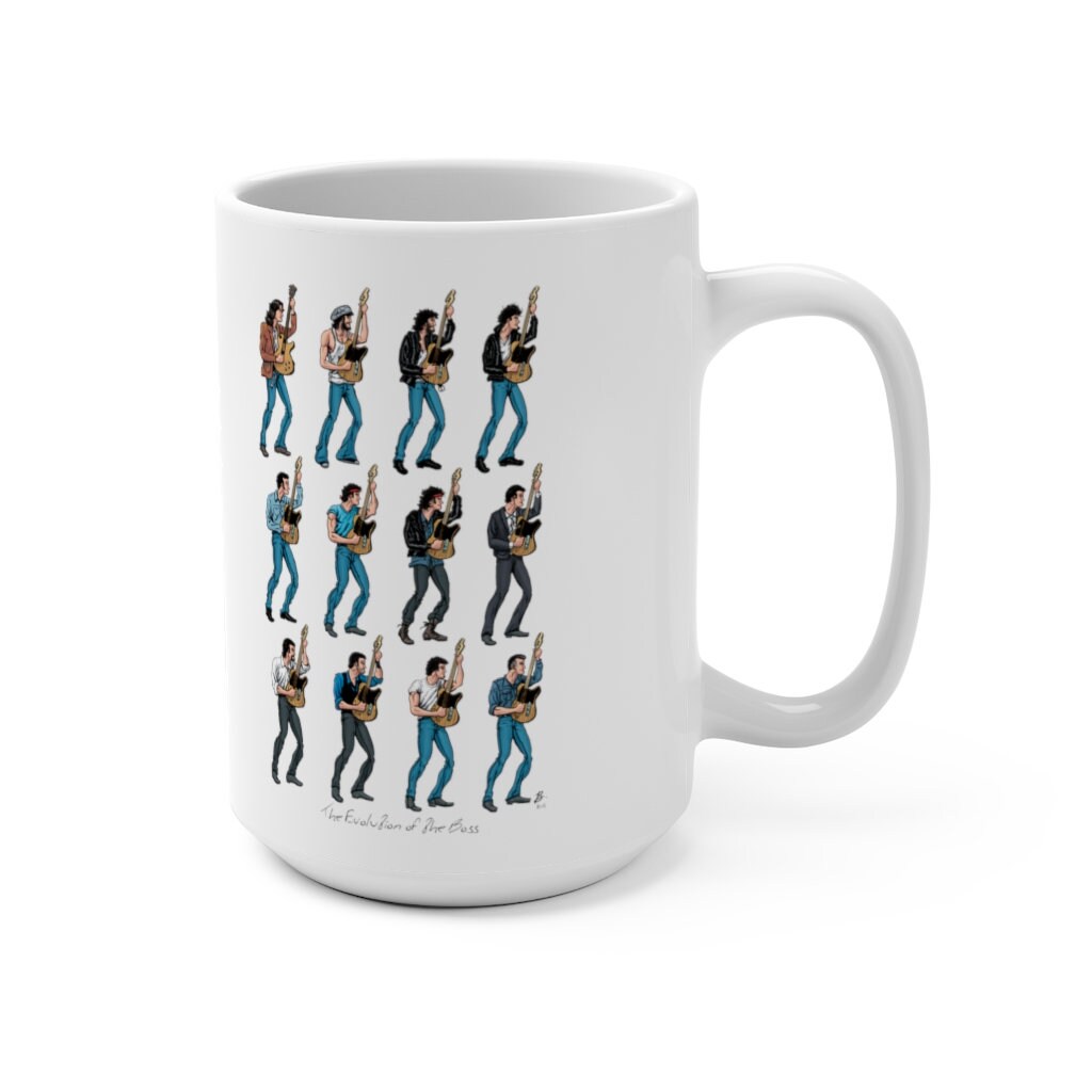 Evolution of Springsteen Mug 15oz | Etsy