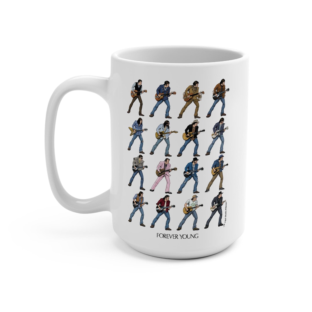 Evolution of NEIL YOUNG - Forever Young - Mug 15oz - Etsy