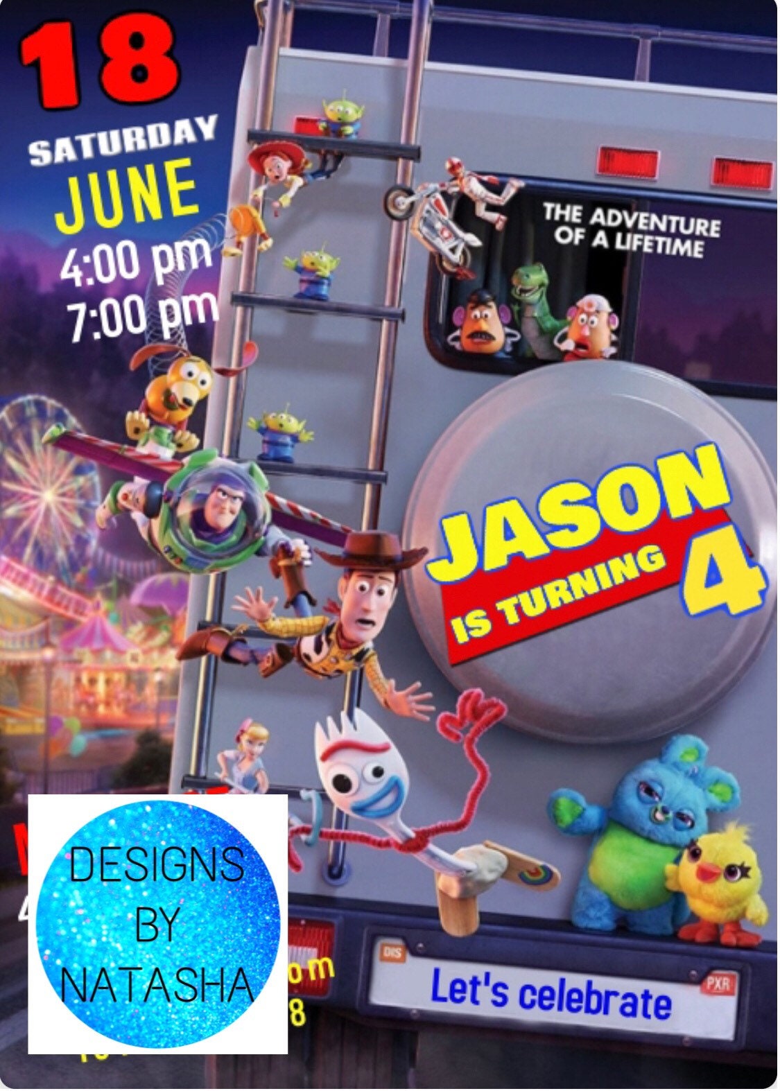 Customize Cartoon Flyer - Etsy