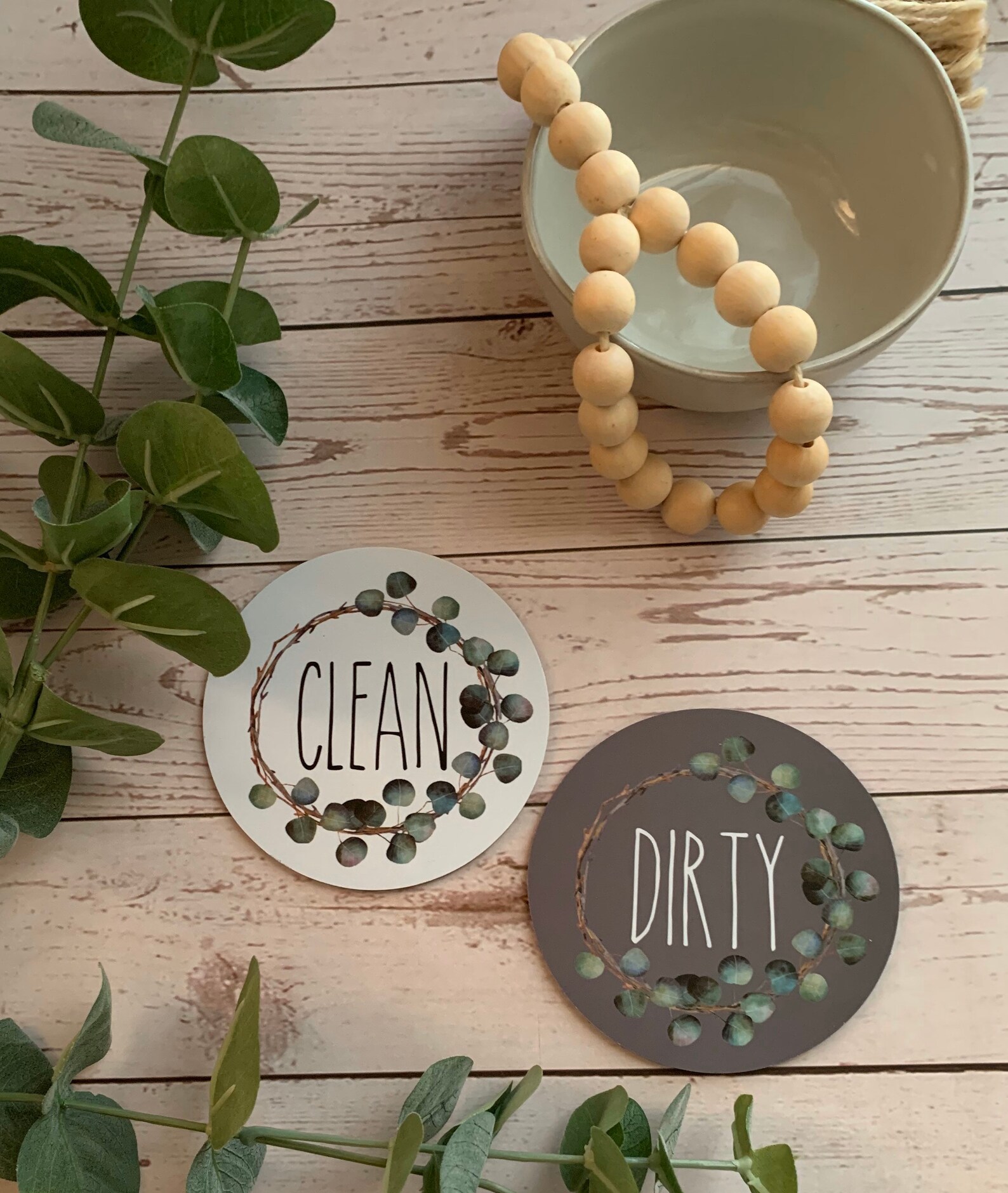 Dishwasher Magnet Clean or Dirty Clean or Dirty Reversible - Etsy
