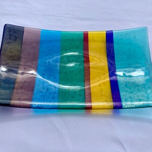 Fused Glass Rectangular Dishes - Etsy