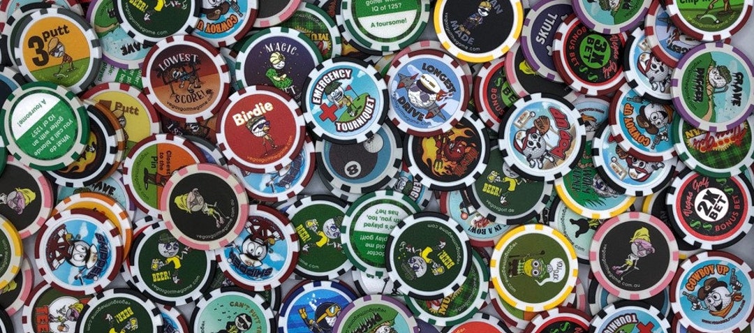 Hazard Chips for Vegas Golf Game - Etsy