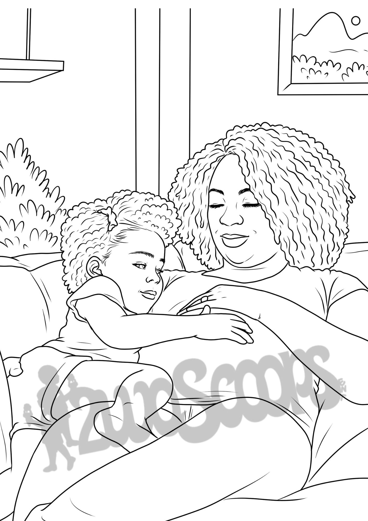 Pregnancy Coloring Book | Birth Affirmations | Diverse Moms | Mom-to-be ...