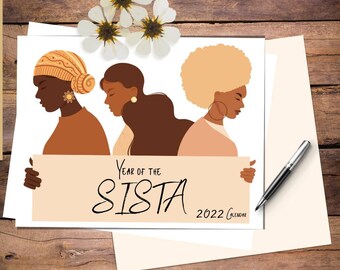 Black Woman Calendar - Etsy