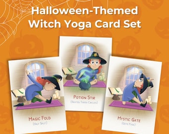 Ghost Yoga Poses for Kids | Halloween-themed Yoga Cards | Fun Printable ...