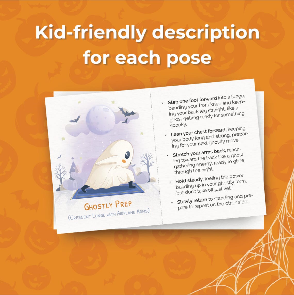 Ghost Yoga Poses for Kids | Halloween-themed Yoga Cards | Fun Printable ...