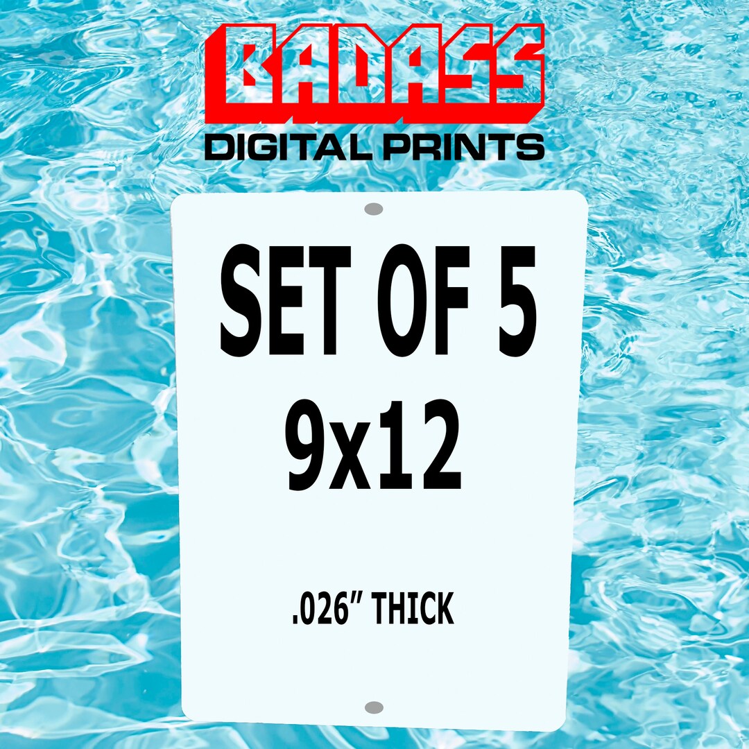 9"x12" Aluminum Sublimation Sign & Photography Blanks 10mm Round ...