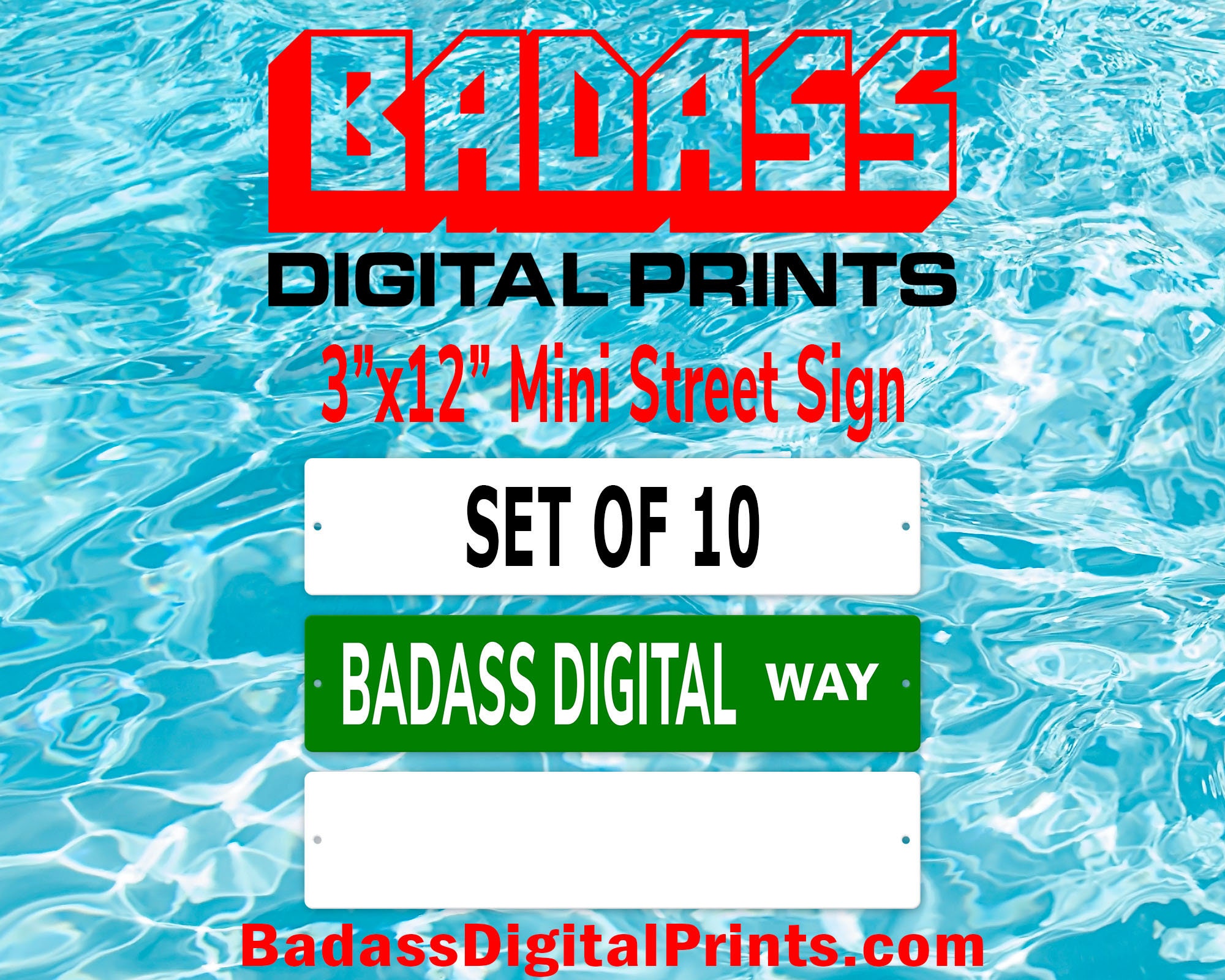 10 Pack 3"x12" Aluminum Dye Sublimation Sign Blank .026" Thick - Etsy