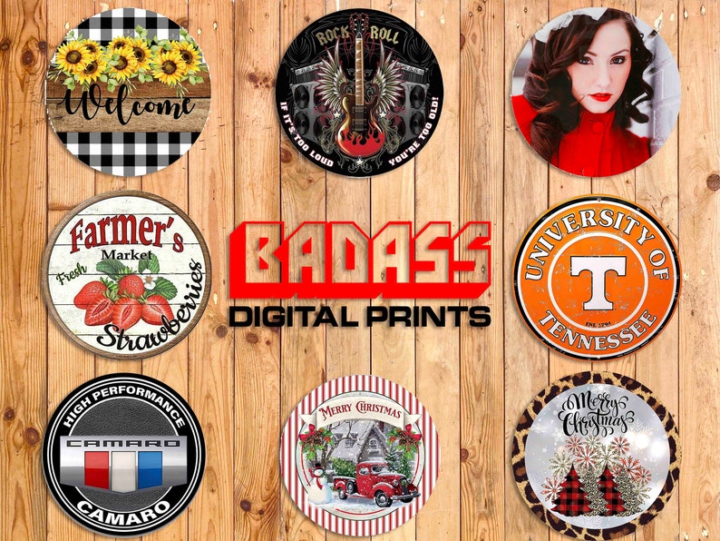 5 Pack 12" Round Aluminum Dye Sublimation Photo/sign Blank .026" Thick ...