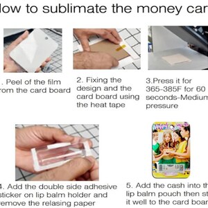 50 Pack Aluminum Gift Card & Money Holder Sublimation Blanks - Etsy