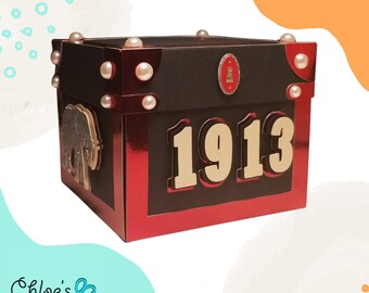 Digital Delta Sigma Theta Barbie Box FULLY EDITABLE - Etsy