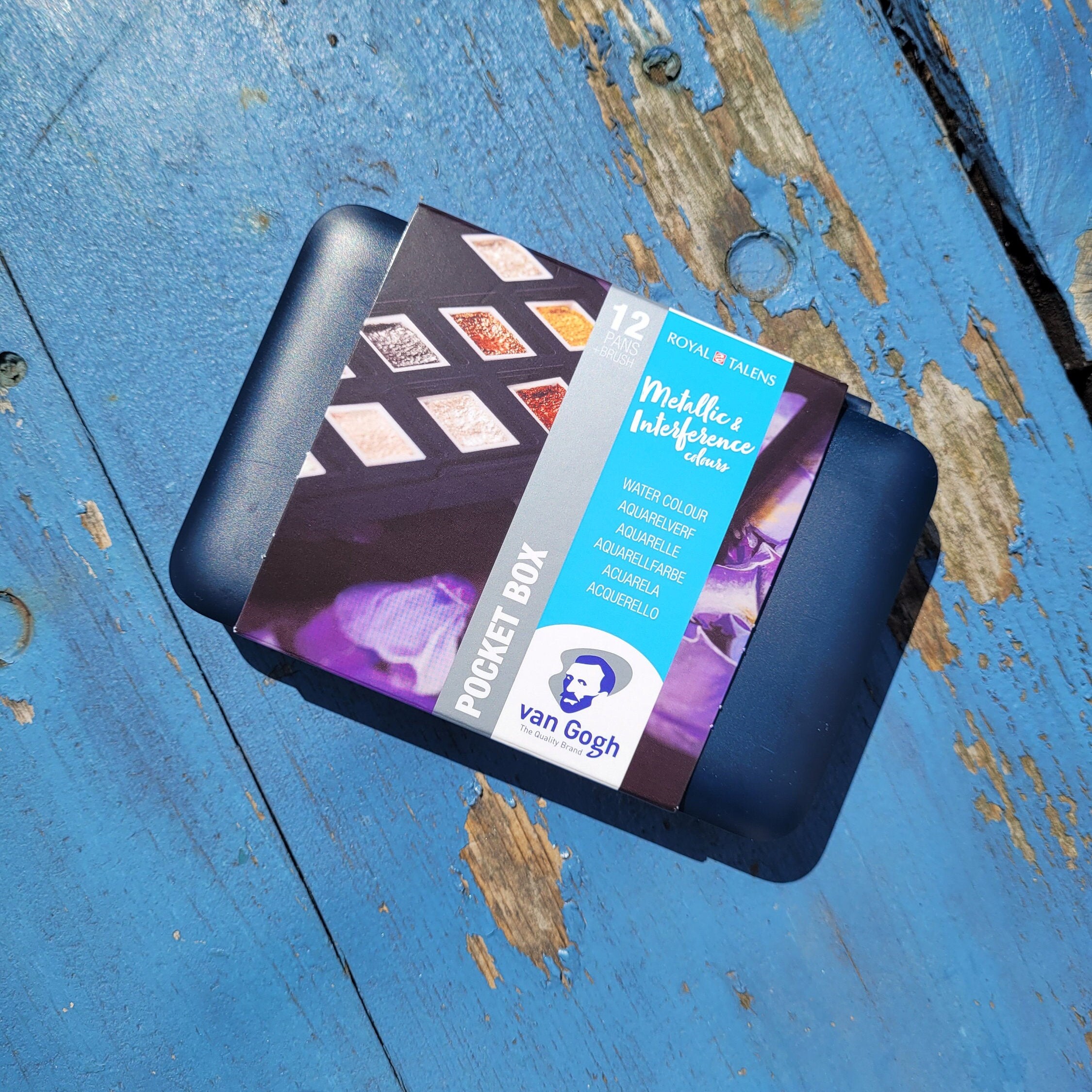 Van Gogh Watercolor Pocket Box Metallic - Etsy UK