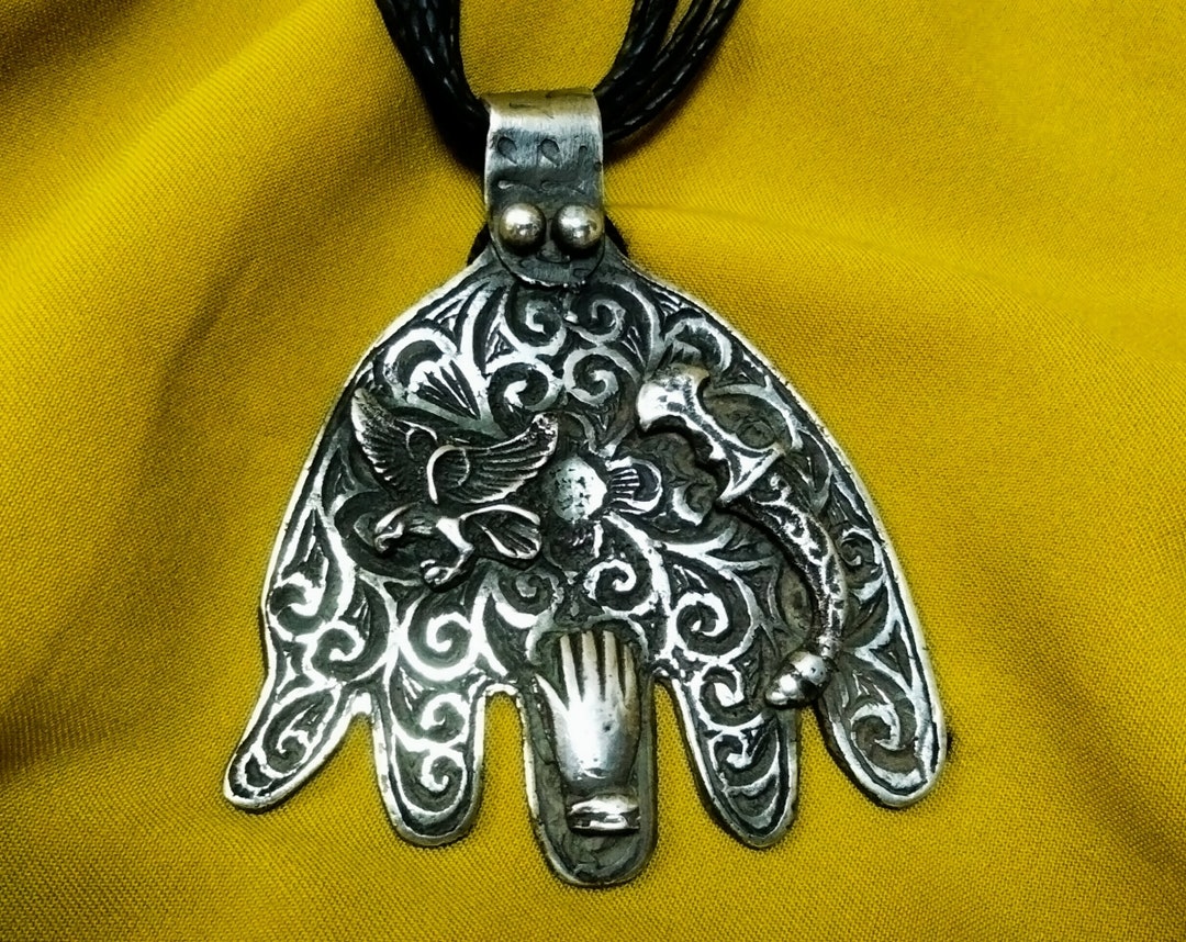 Morocco Old Big Hand of Fatima KHAMSA HAMESH Berber Essaouira Jewish ...