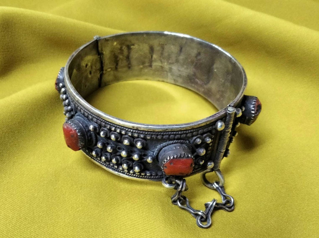 Kabyle - Old Algerian Bracelet From the Greater Kabyle Region, Kabyle ...