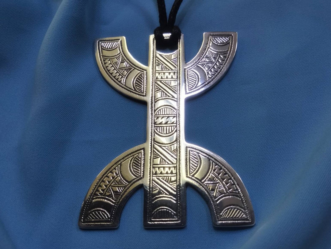 Tifinagh - Amazigh Necklace • Tifinagh Pendant • Tuareg Jewelry ...
