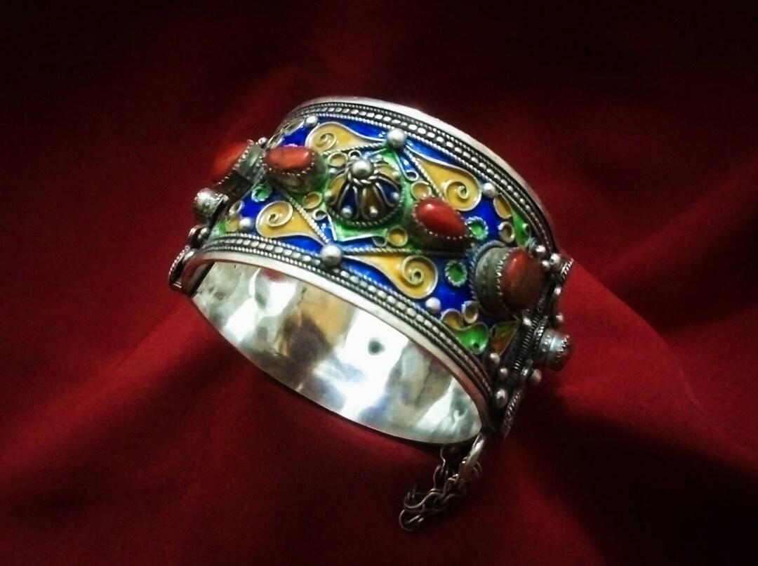 Kabyle Old Kabyle Bracelet, From Algeria, Great Kabylie. 925 Silver and ...