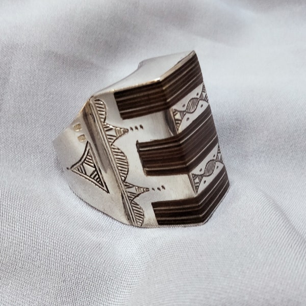 African Wood Ring - Etsy