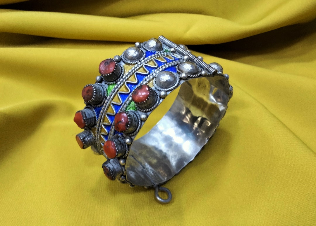 Kabyle Old Kabyle Bracelet, From Algeria, Great Kabyle. 900 Silver and ...