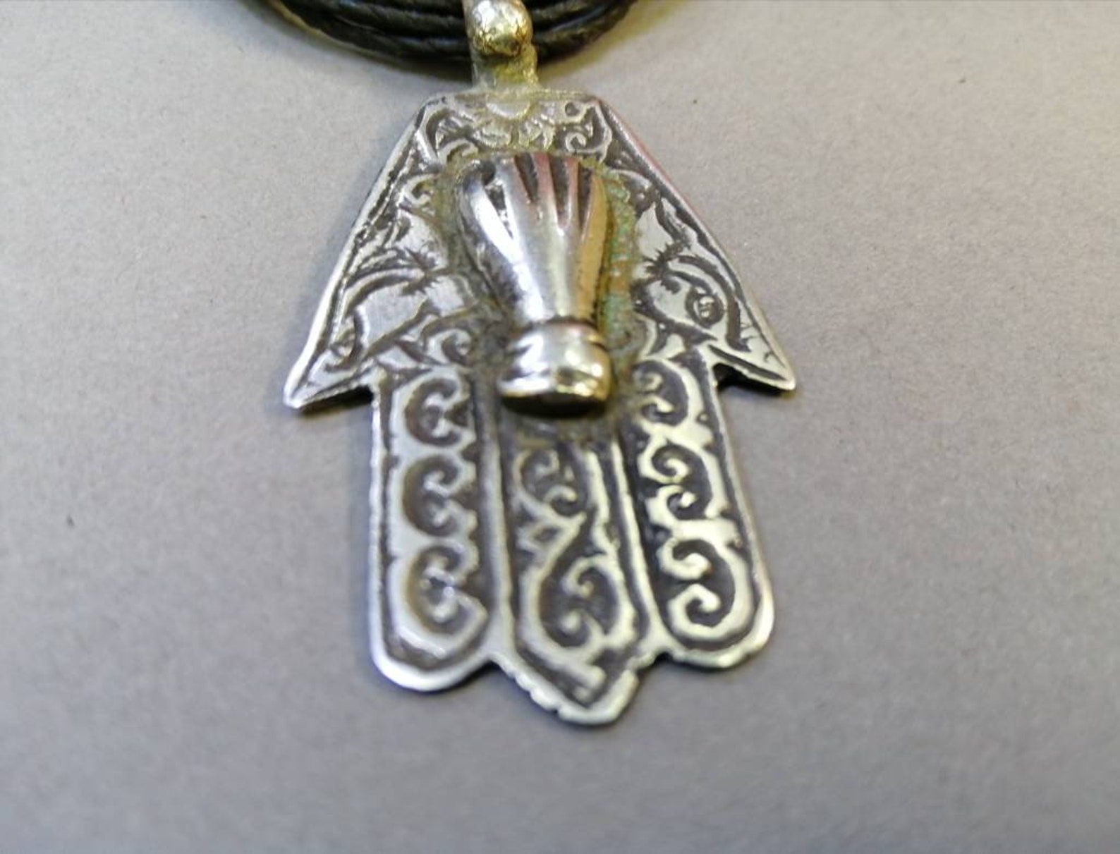 Morocco Ancient Hand of Fatima in Cast Silver khamsa - Etsy
