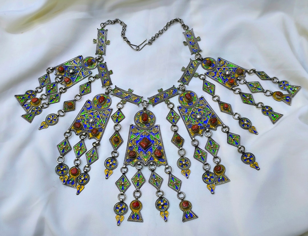 Kabyle Exceptional Algerian Necklace From the Greater Kabyle Region ...