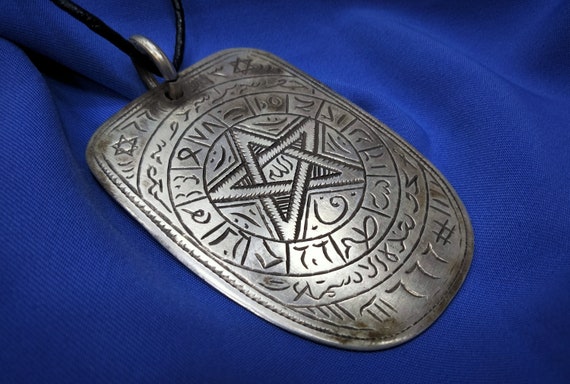 Maroc - Judaïsme - l'amulette de la plaque magique "j… - Gem