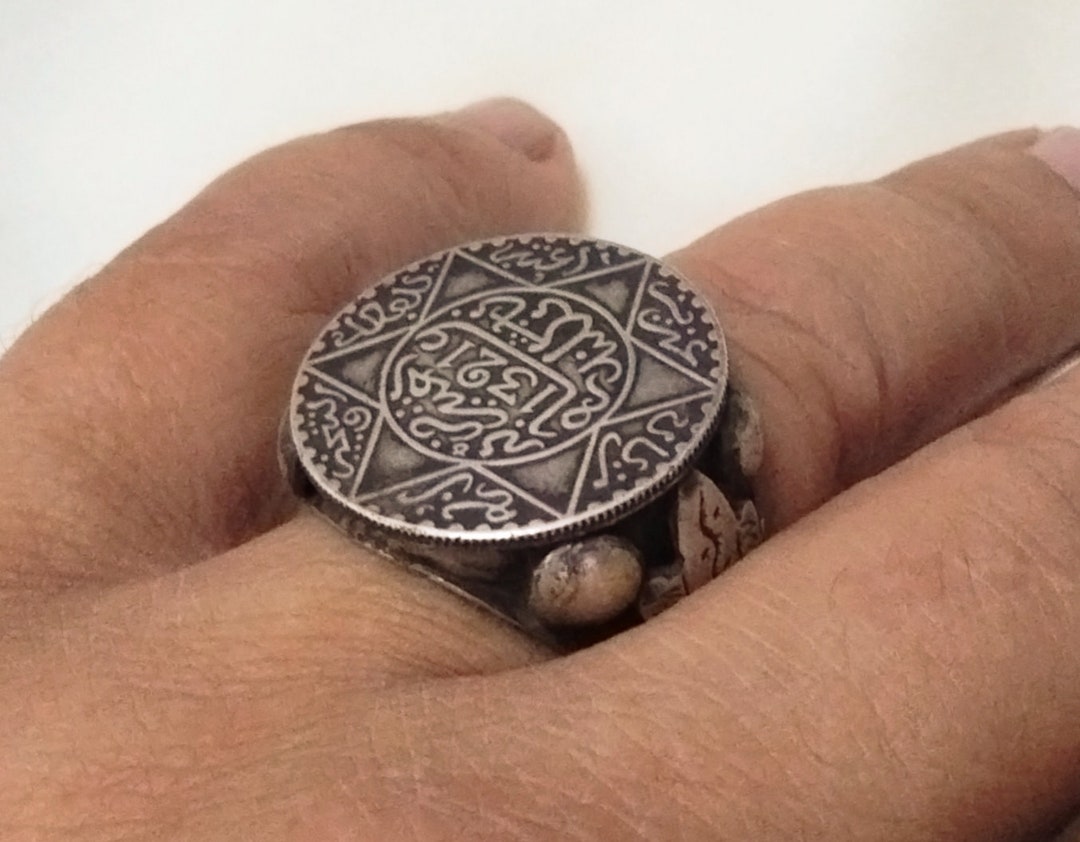 Morocco - Antique Berber Ring From the 1960s, Hand-carved in Solid ...