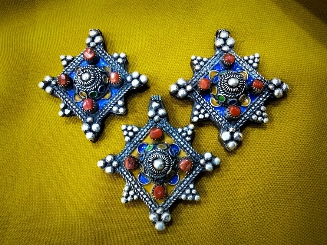 Mauritania Berber Bogdad, Berber Cross, Berber Talisman, Berber Amulet ...