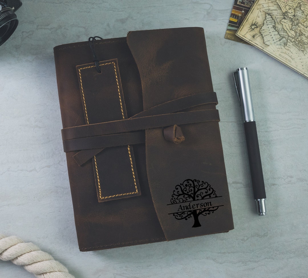 Leather Journal, Personalized Journal, Journal With Pen, Genuine ...