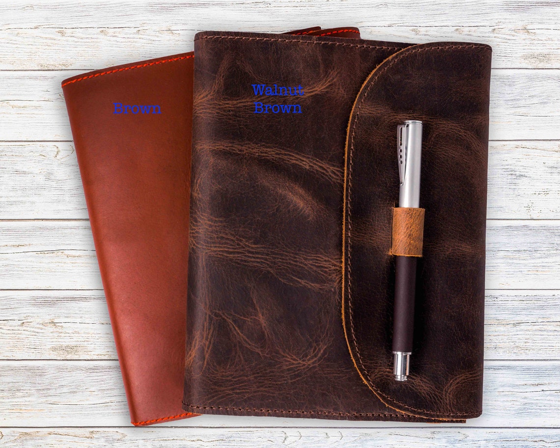 Leather Journal Personalized Leather Journal Journal with | Etsy