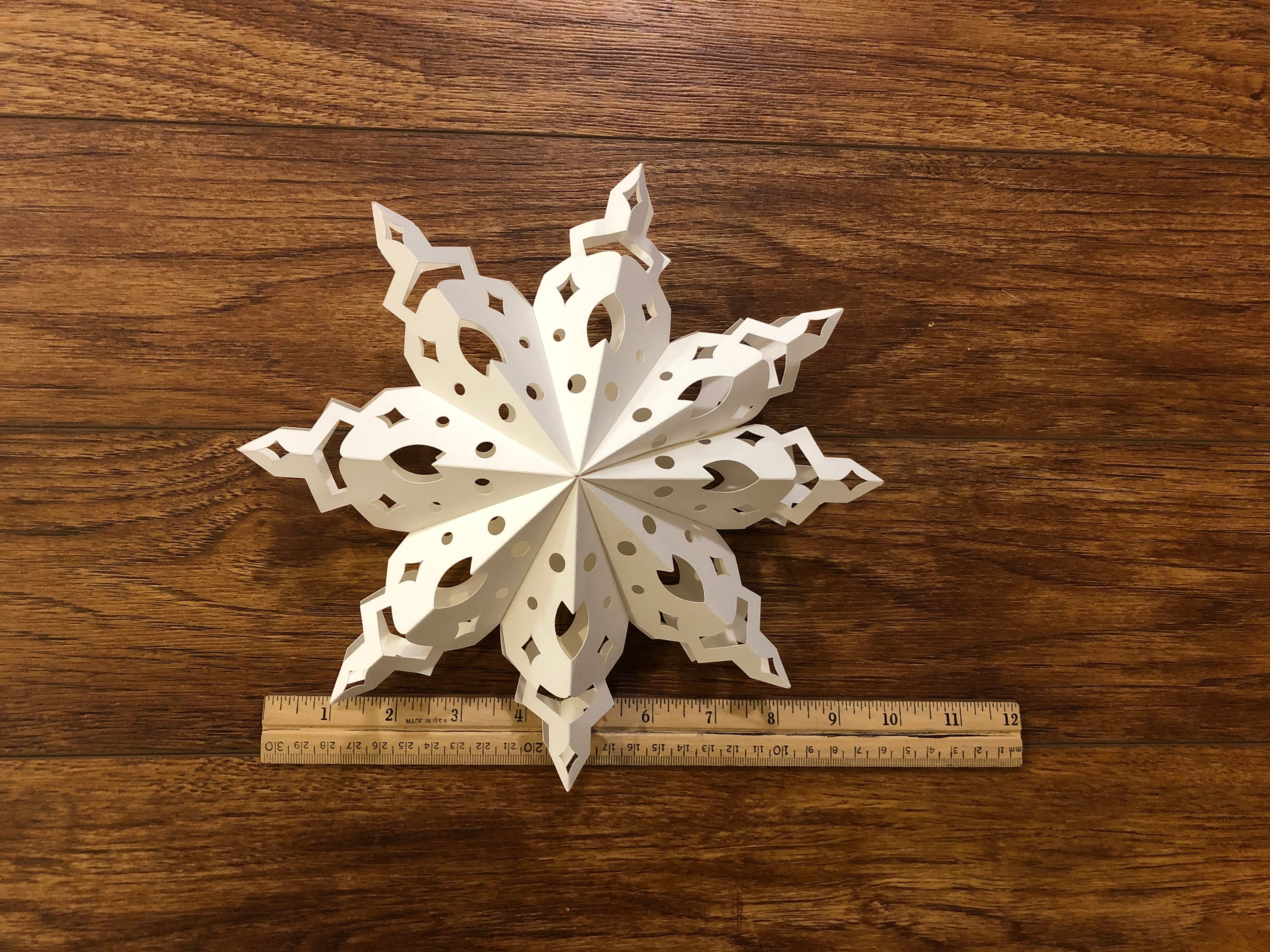 3D Snowflake/star Template SVG Instant Download - Etsy