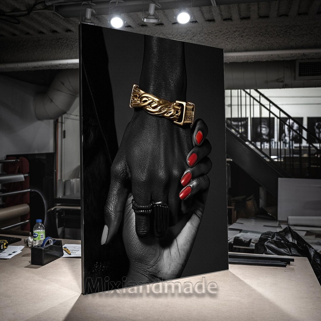 Digital Download ,ABF04 African Black Hands Art, Abstract Art , Boho ...
