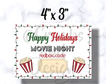 Redbox Movie Code - Etsy