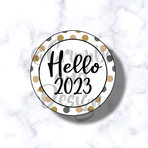 Happy New Year Printable Tag Instant Download Gift Tag 2022 - Etsy