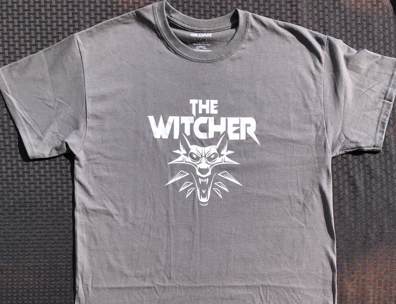 The Witcher, Witcher Shirt, Witcher Logo, Adult Shirt, Gray Shirt, T ...