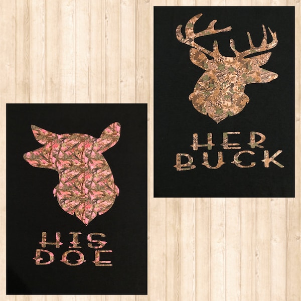 His Doe Her Buck - Etsy