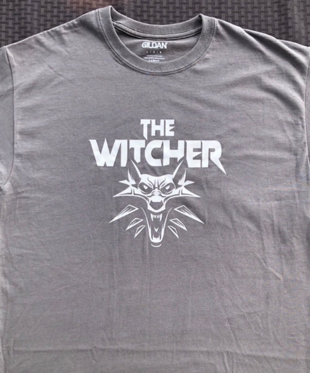 The Witcher, Witcher Shirt, Witcher Logo, Adult Shirt, Gray Shirt, T ...