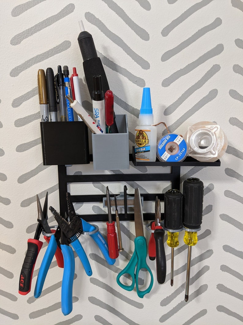 3D Printable STL Files for Wall Mounted Tool Organizer - Etsy