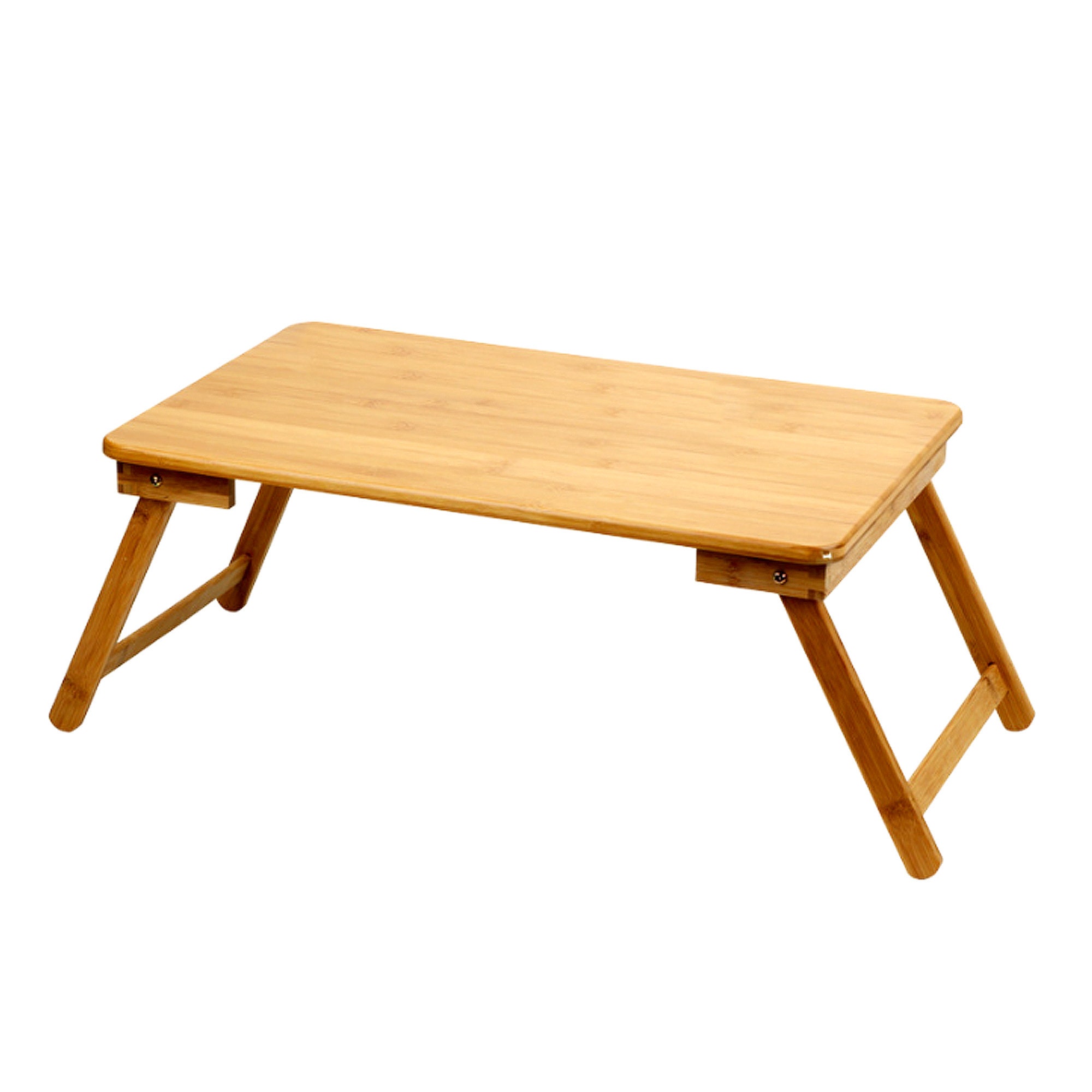 Foldable Table for Bed Primary Bamboo Color Writing Desk Picnic Table ...