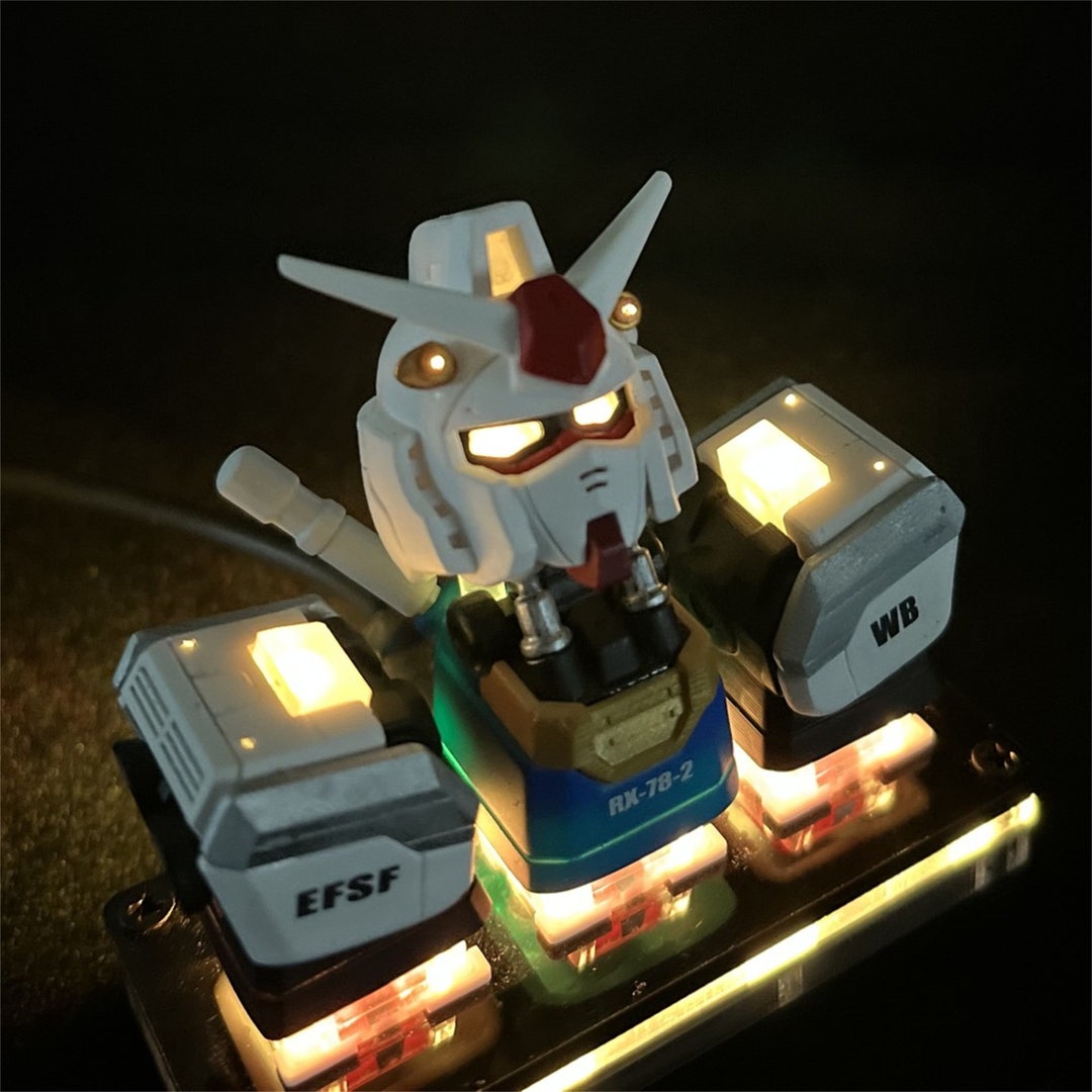 GUNDAM HEAD Artisan Keycap,gundam,keycap Set,gundam Keycap,resin Keycap ...