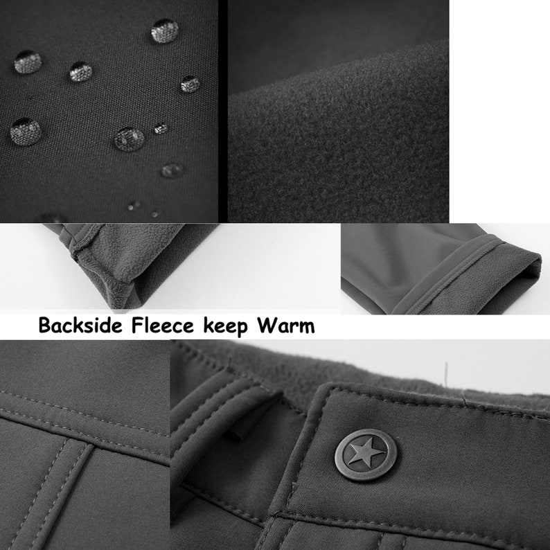 Mens Tactical Pant 4 Way Stretch Breathable Long Pant Backside | Etsy