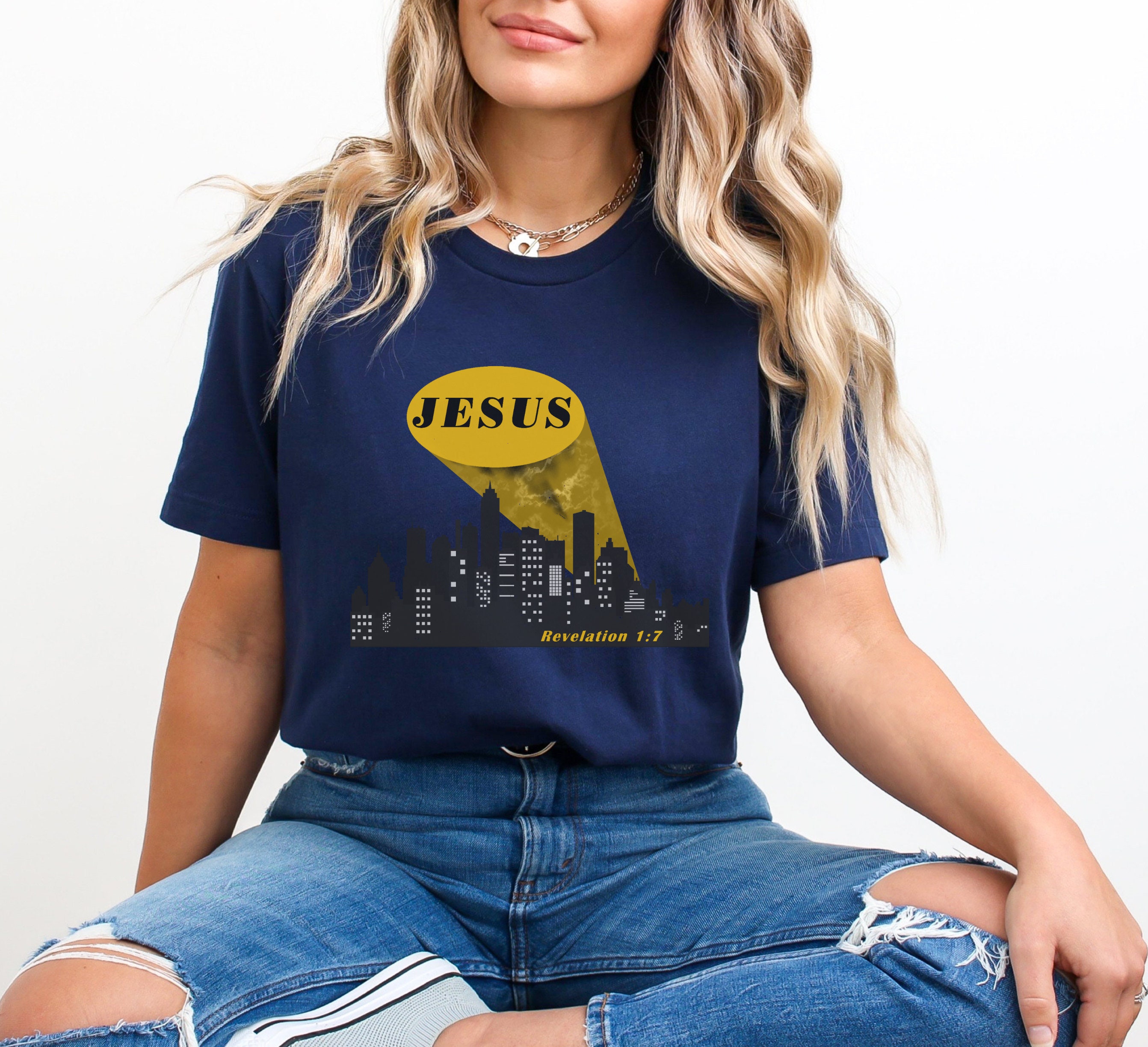 Jesus Signal Revelation 1:7 Shirt, Come Lord Jesus, the World Needs a ...