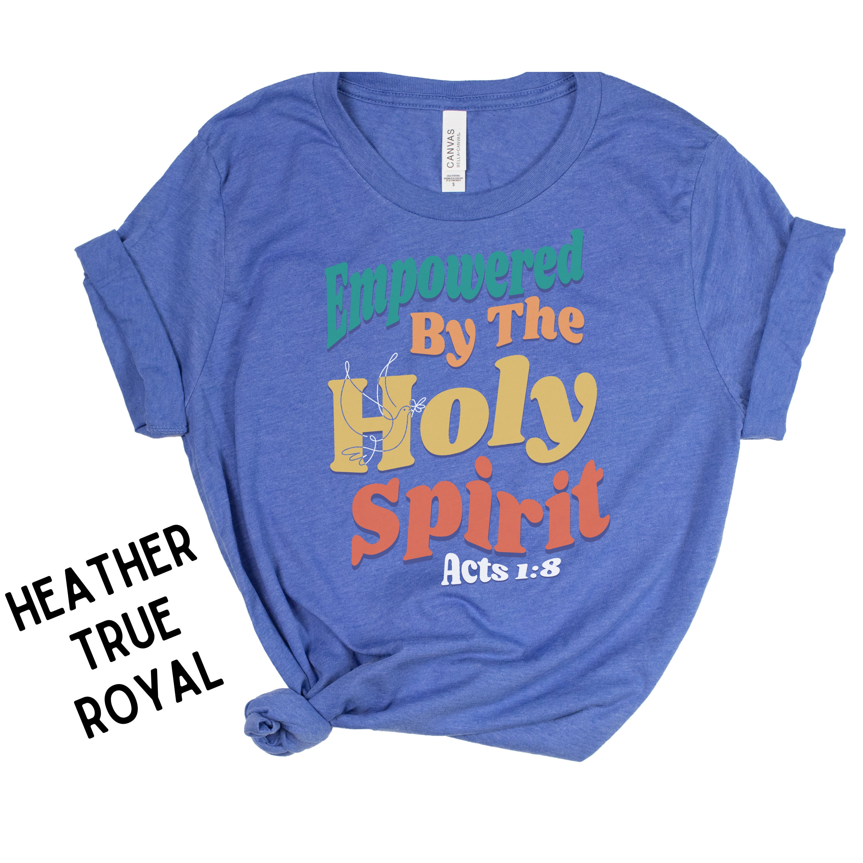 Empowered by the Holy Spirit T-shirt: Christian Faith Apparel - Etsy