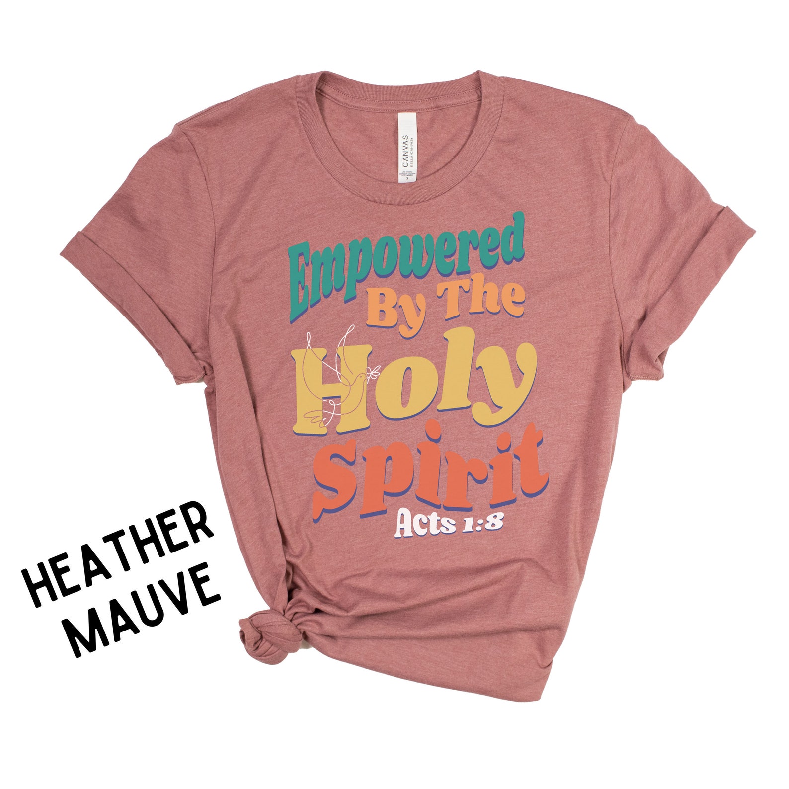 Empowered by the Holy Spirit T-shirt: Christian Faith Apparel - Etsy